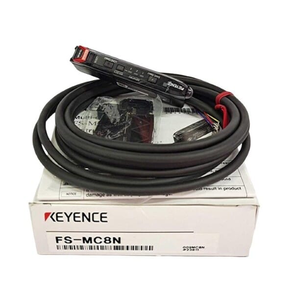 Keyence FS-MC8N Amplifier Separate Type Photoelectric Sensor, Multi ...