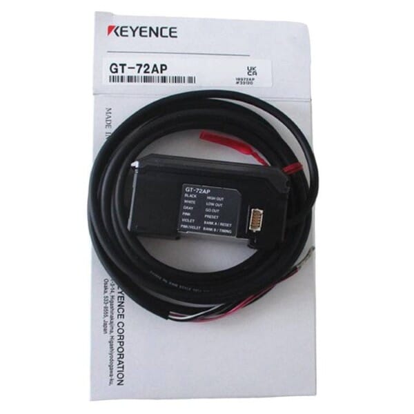 Keyence GT-72AP Digital Contact Sensor Amplifier Unit, DIN Rail Type ...