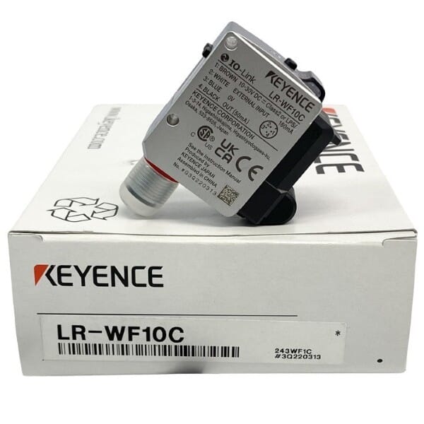 Keyence LR-WF10C Self-Contained Full-Spectrum Sensor, Fiber Type M12 ...