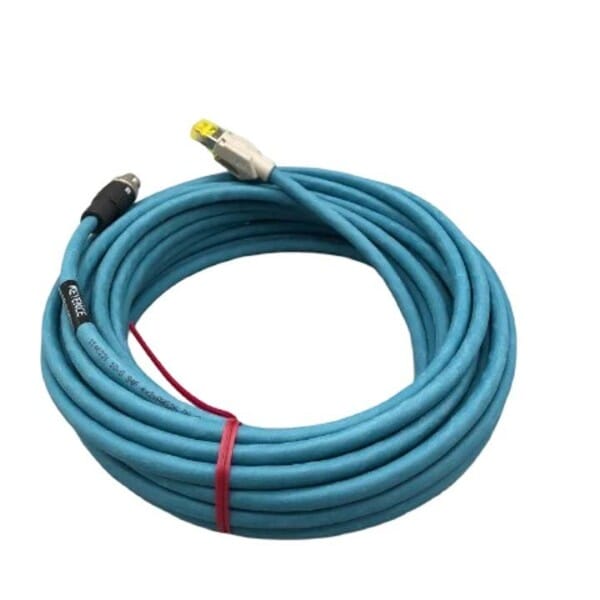 Keyence OP-87361 Barcode Scanner Ethernet Cable NFPA79 Compatible, 10 m ...
