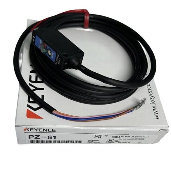 Keyence PZ-61 Photoelectric Sensor, Square Retro-Reflective Cable Type ...
